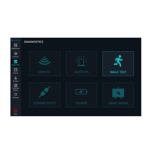 Aritech ATS1140 7" touchscreen voor Axon en Advisor Advanced