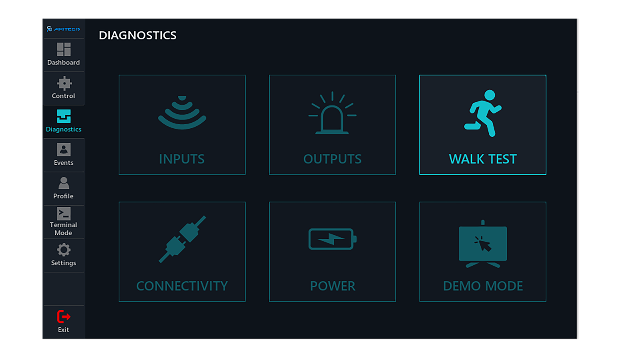 Aritech ATS1140 7" touchscreen voor Axon en Advisor Advanced