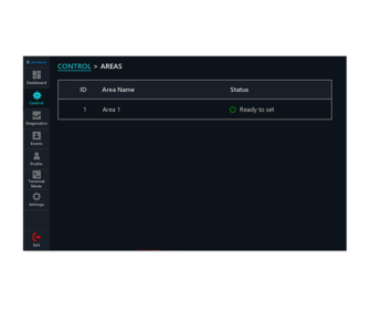 Aritech ATS1140 7" touchscreen