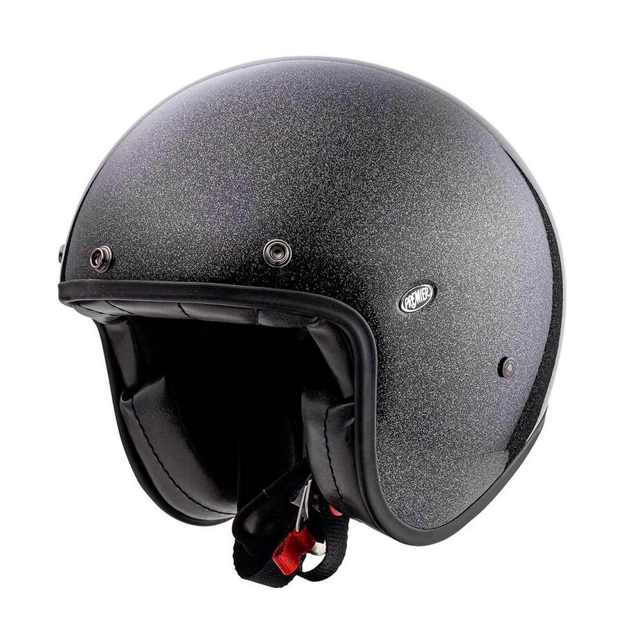 Premier Le Petit Classic U9 BM Glitter Silver motorhelm SALE ...