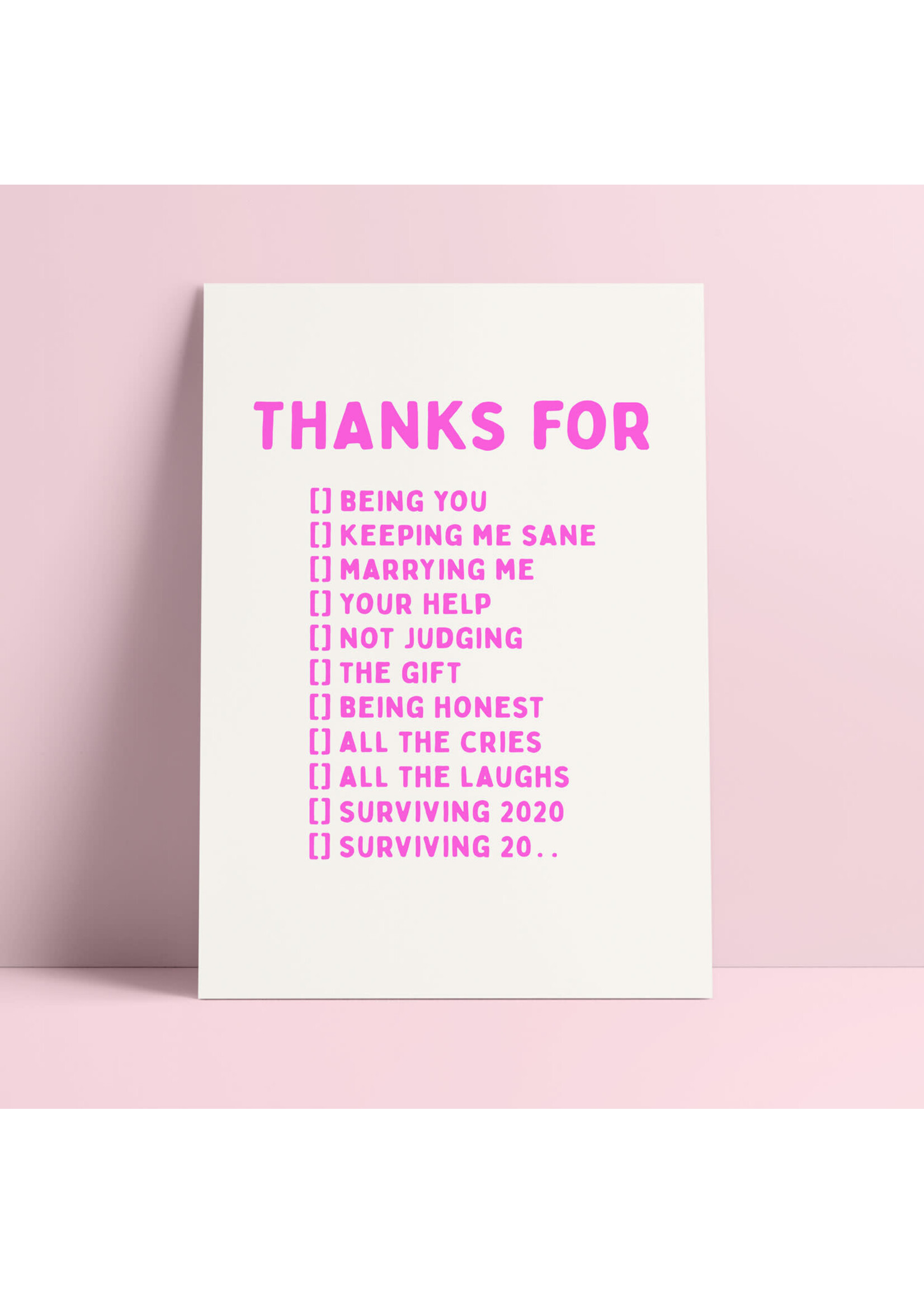 Thanks For Being You