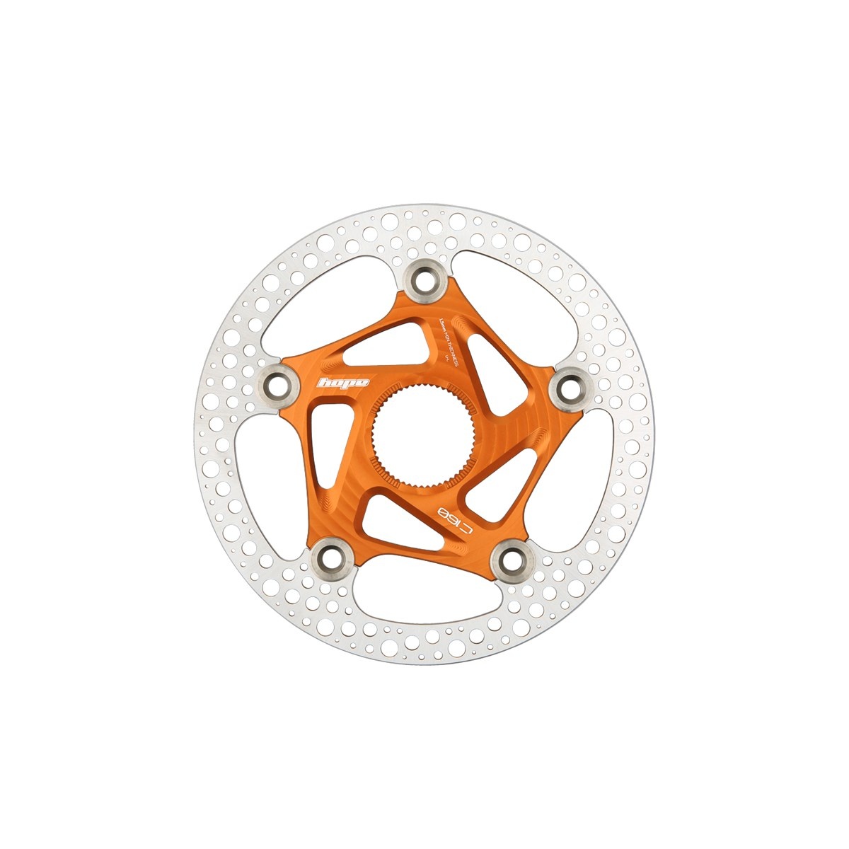 Hope RX Centrelock Floating Disc - Orange - COUNTRY CYCLES