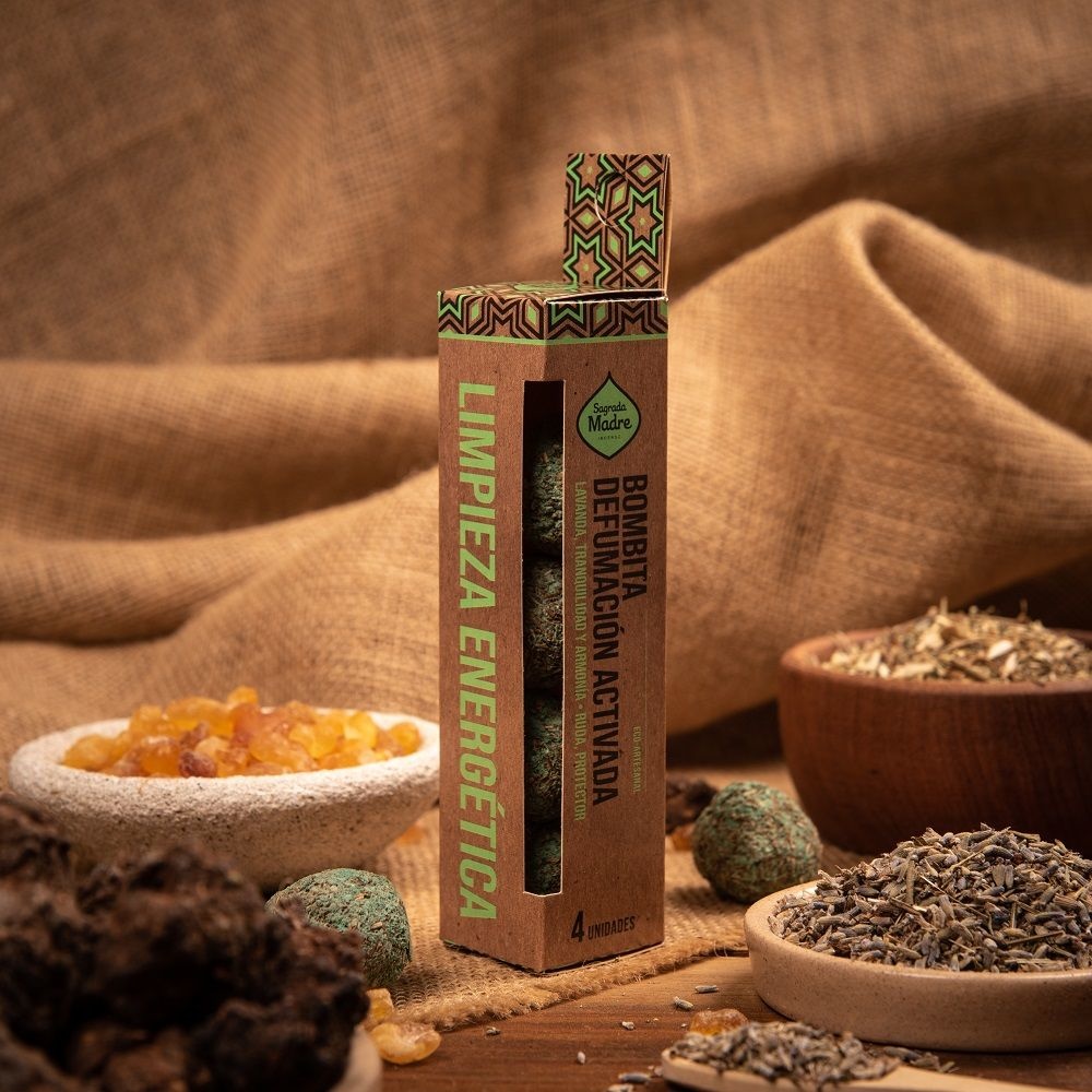 Sagrada Madre Smudge Bomb | Energy Cleaning (4pcs) - Terra Vita Shop