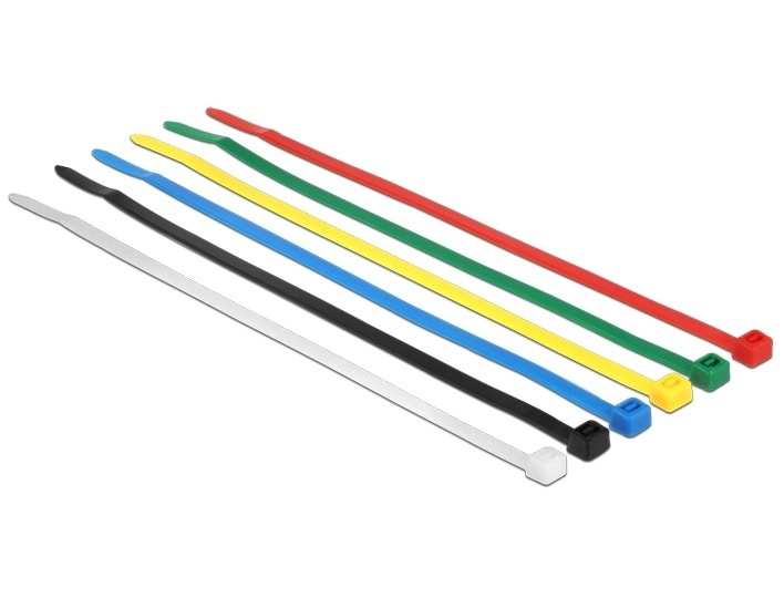 Delock Ty-raps kabel bundelaars 100 stuks (L 200 x W 3.6 mm - Beugels ...