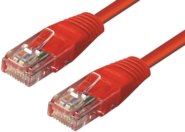 KEM Cat 6 patchkabels rood - Beugels en Meer