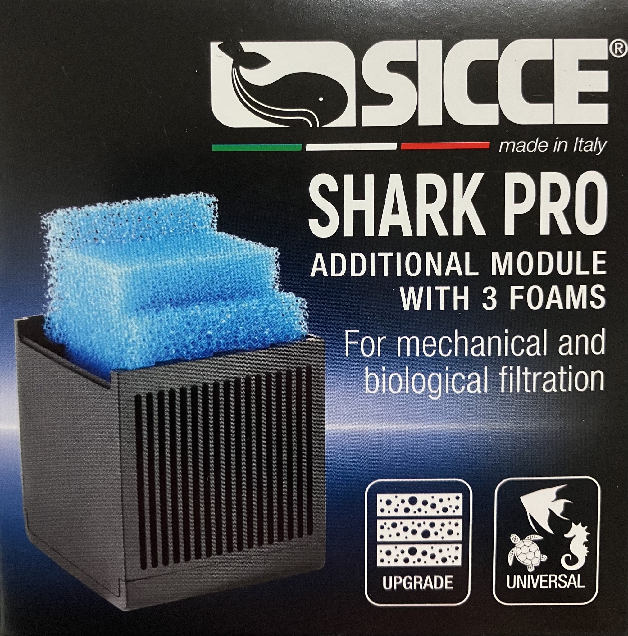 SICCE SHARK PRO Filtermodul mit 3Stk. Schwämme - kaufen im Aqua Planet ...
