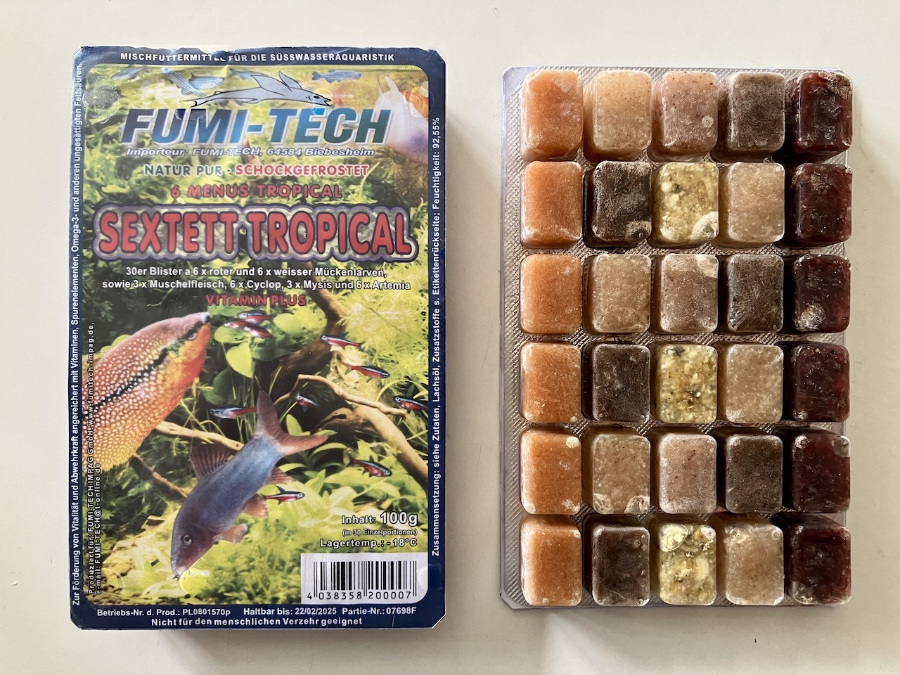 Fumi-Tech Tropical Sextett 5x 100g Blister (500g) - kaufen im Aqua Planet Online Shop