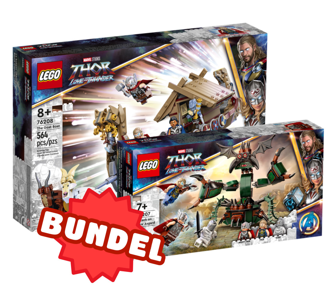 LEGO Thor Love & Thunder Bundel - MADEinBILLUND
