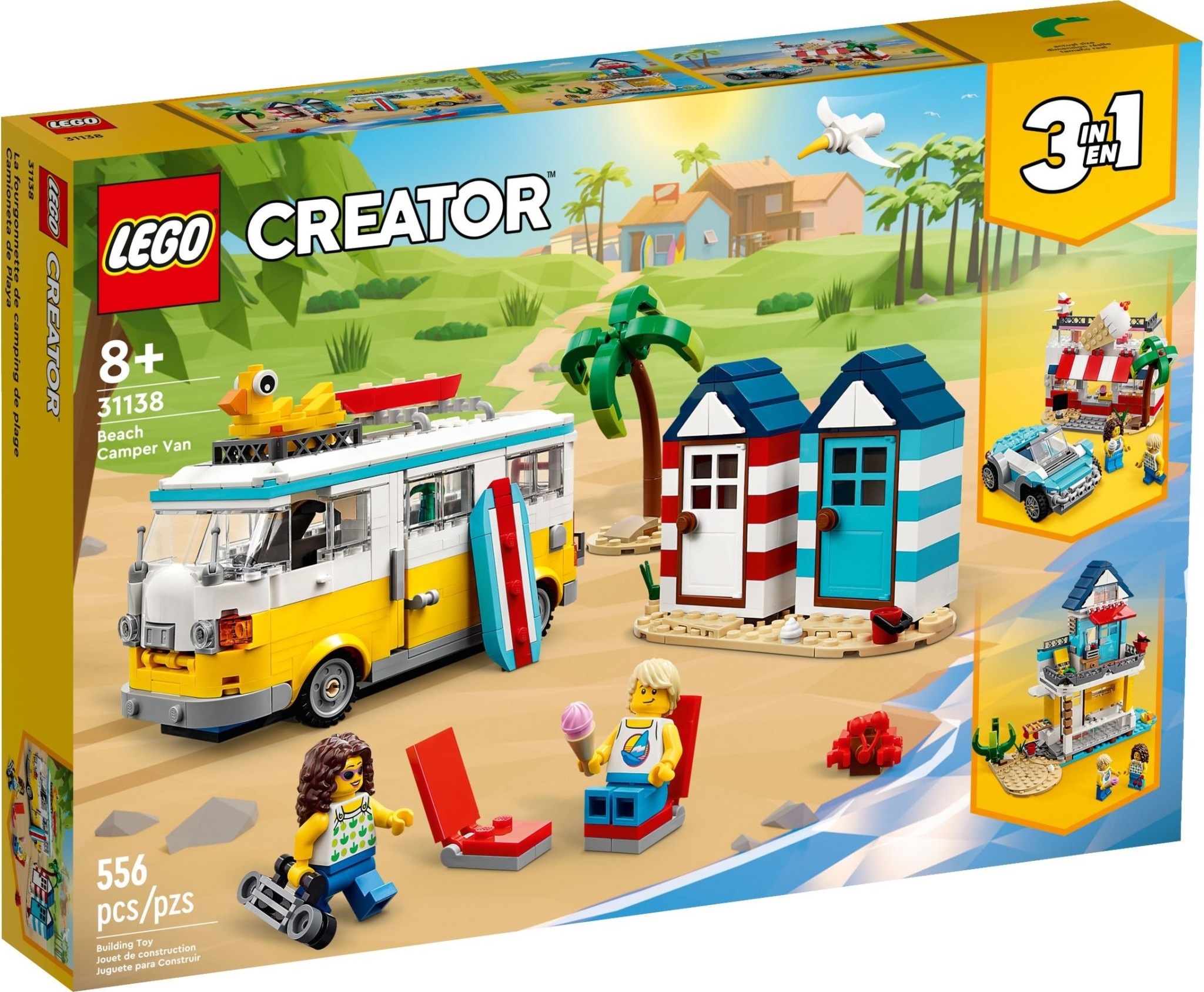 LEGO Strandkampeerbus - 31138 - MADEinBILLUND