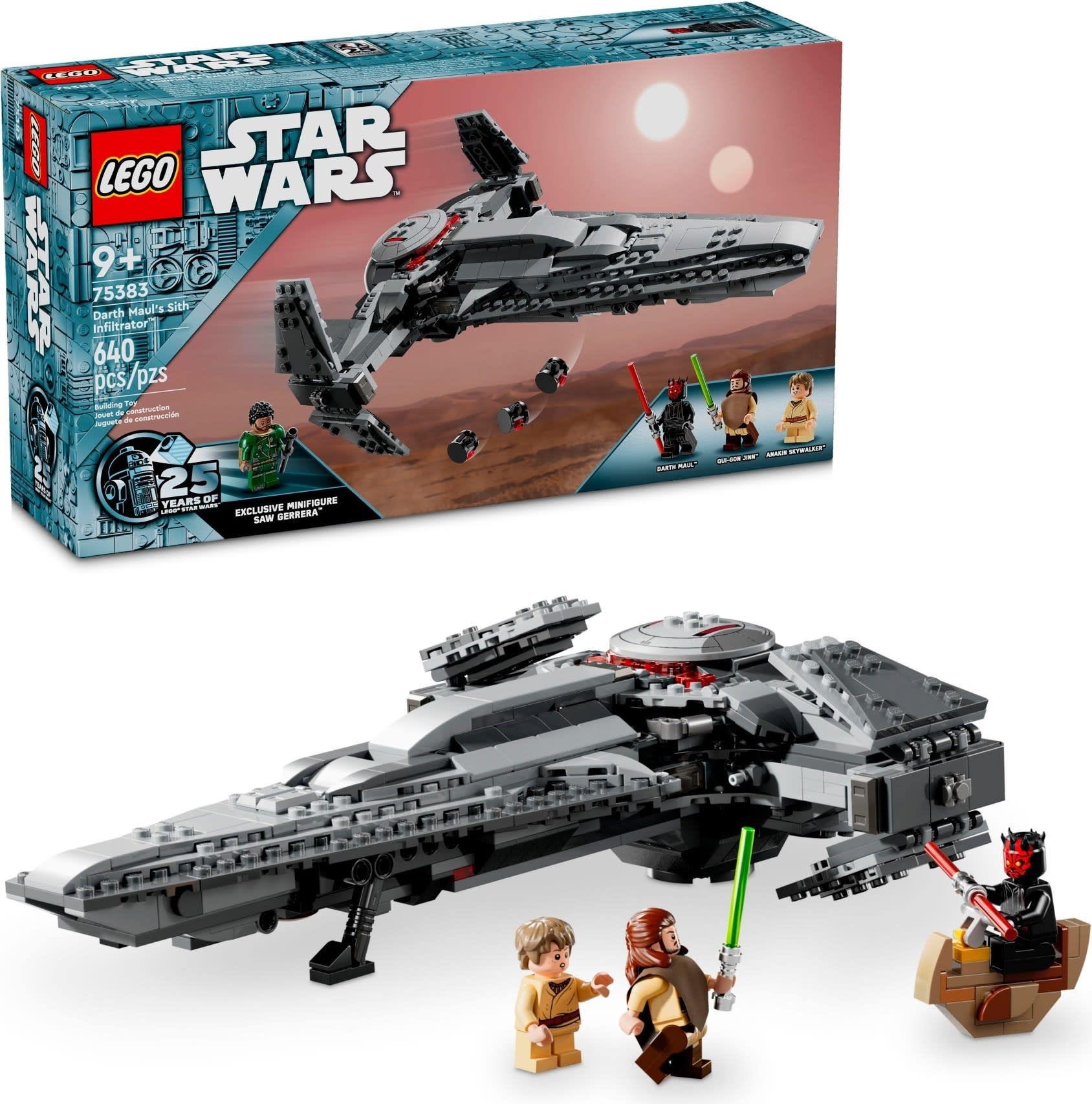 LEGO Darth Mauls Sith Infiltrator™ - 75383 - MADEinBILLUND