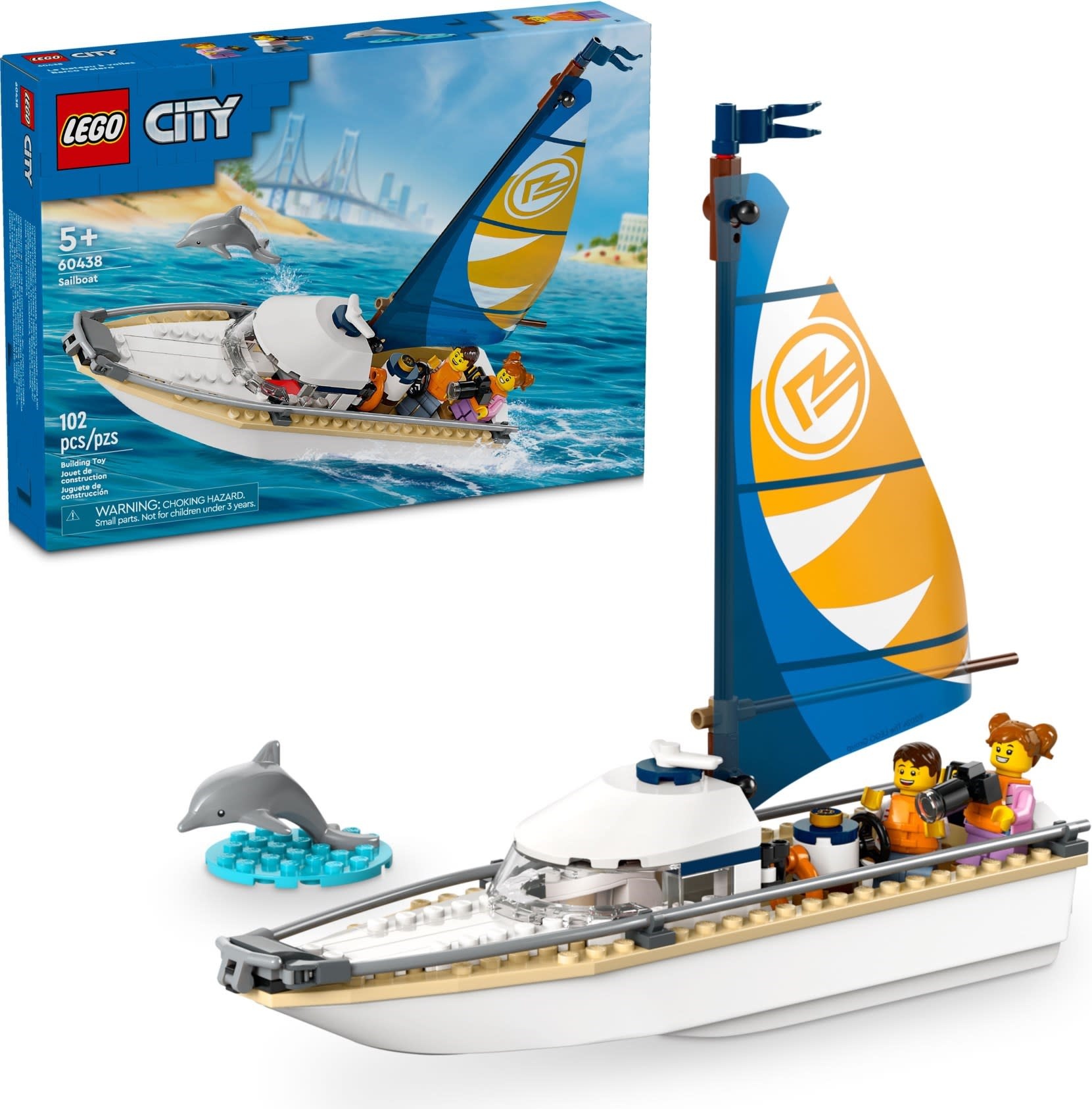 LEGO Zeilboot - 60438 - MADEinBILLUND