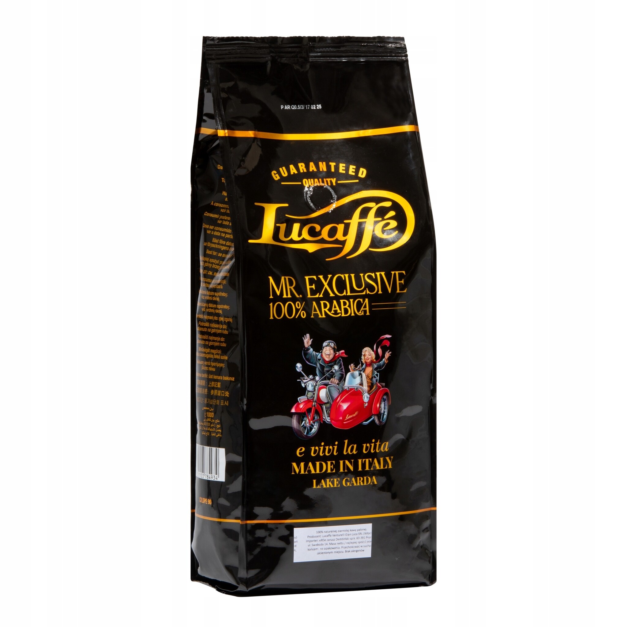 Lucaffé Mr. Exclusive coffee beans 1kg