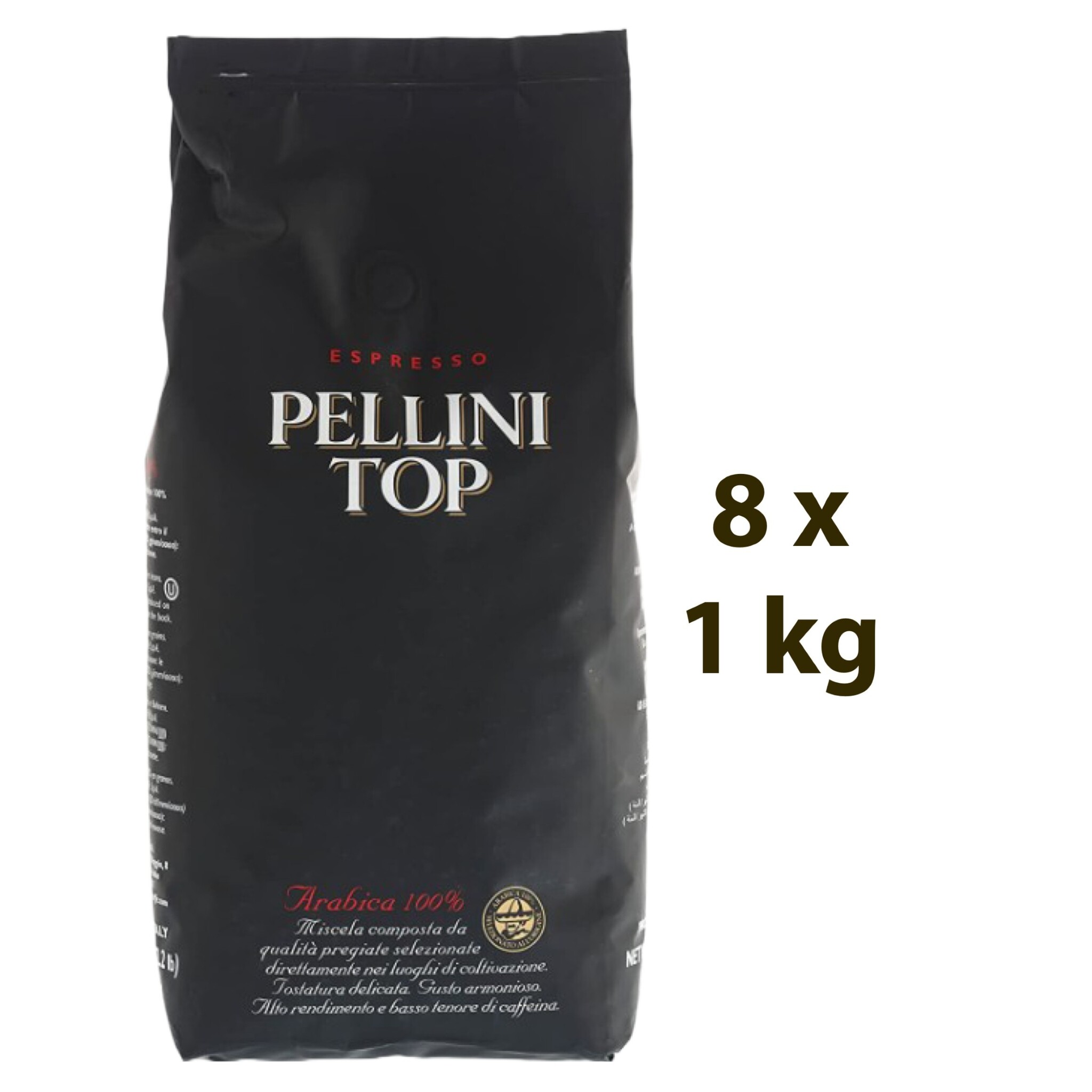 Pellini -TOP 100% Arabica beans 8 kg