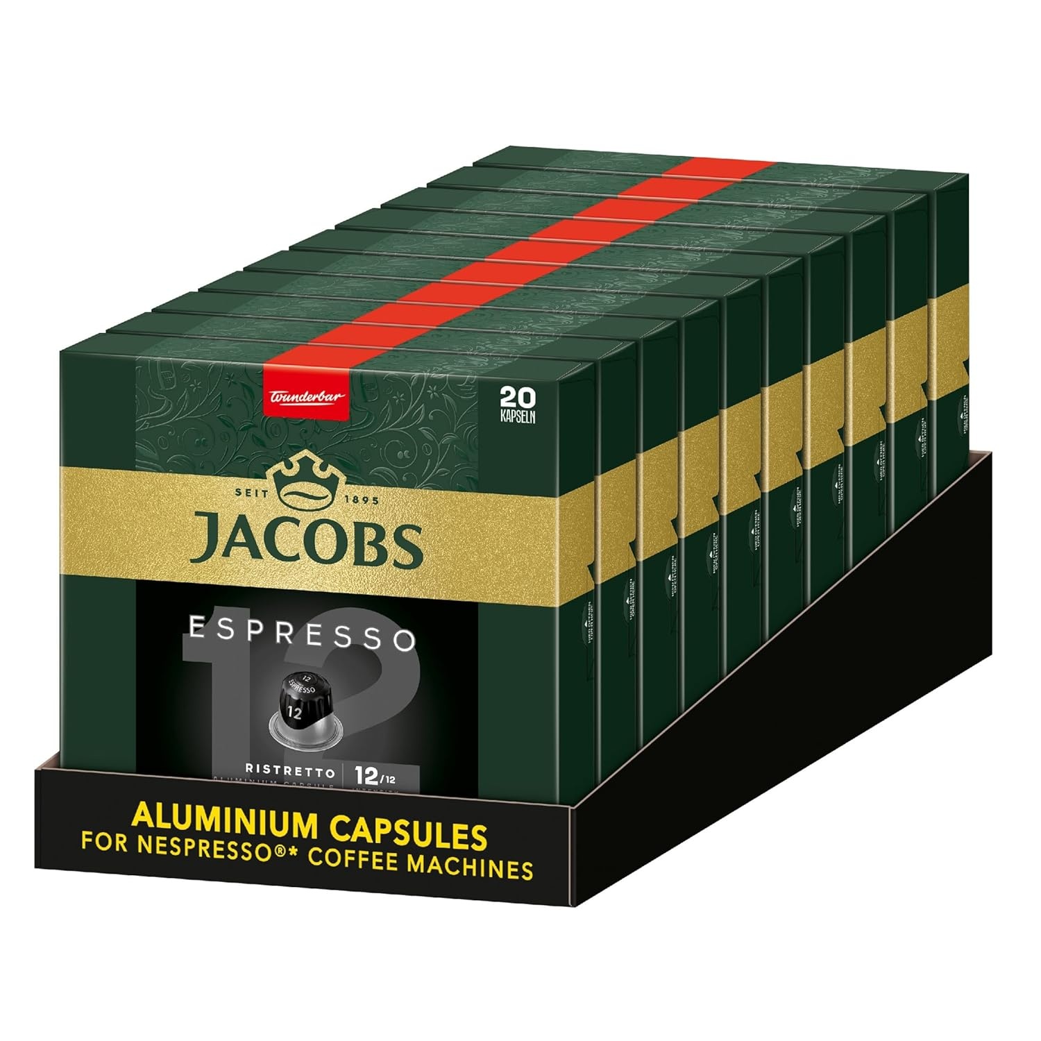 Jacobs Espresso Ristretto 200 Nespresso compatibele capsules