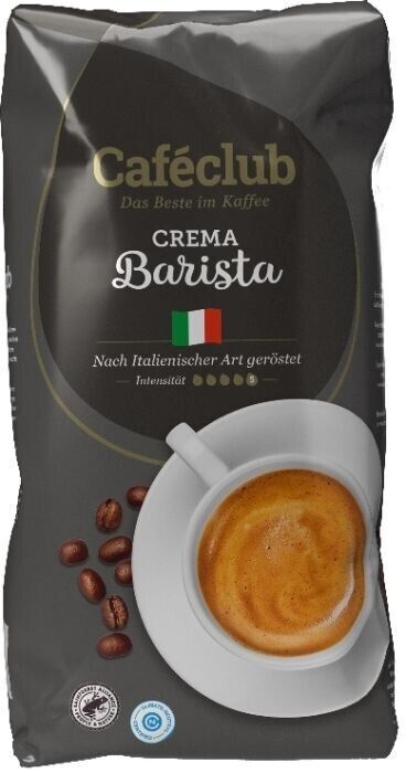 Caféclub Crema Barista coffee beans 1kg