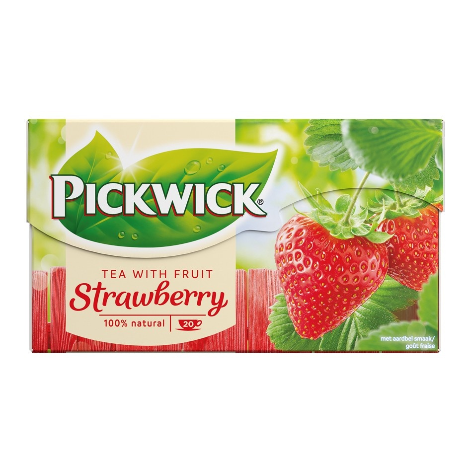 Pickwick Strawberry Fruit Tea 20 pieces