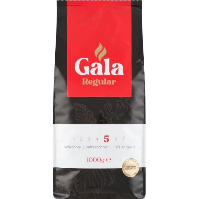 Gala coffee beans Regular 1kg