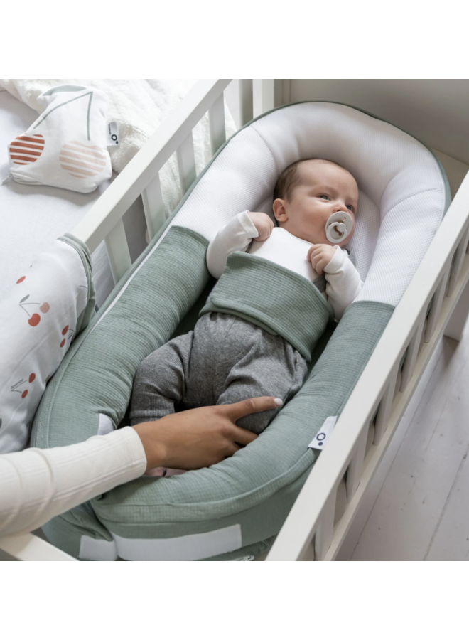 Doomoo Cocoon Nestje - Jersey Green - Doomoo - Mamazoet