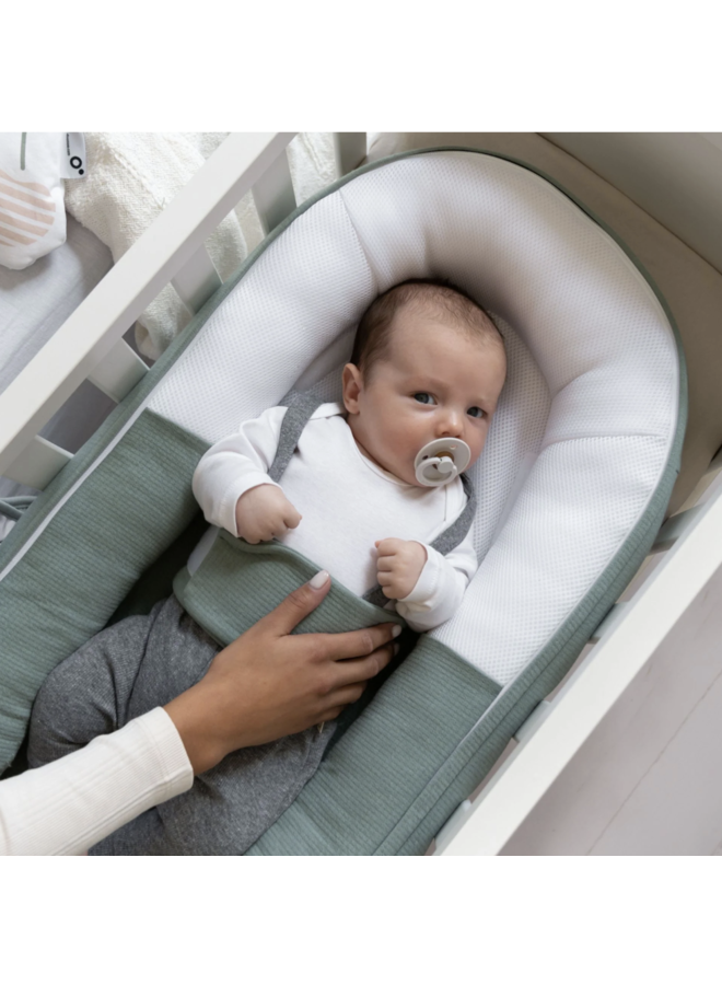 Doomoo Cocoon Nestje - Jersey Green - Doomoo - Mamazoet