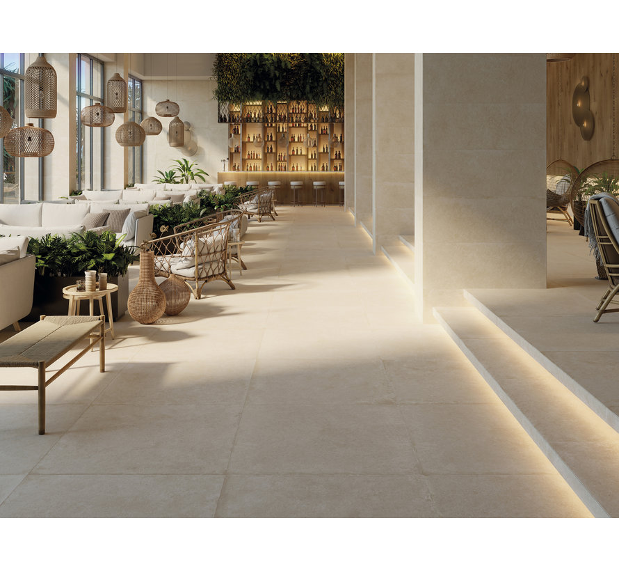 Porcelanosa vloertegel Verbier Sand 59,6x59,6 cm | wonentegels.nl ...
