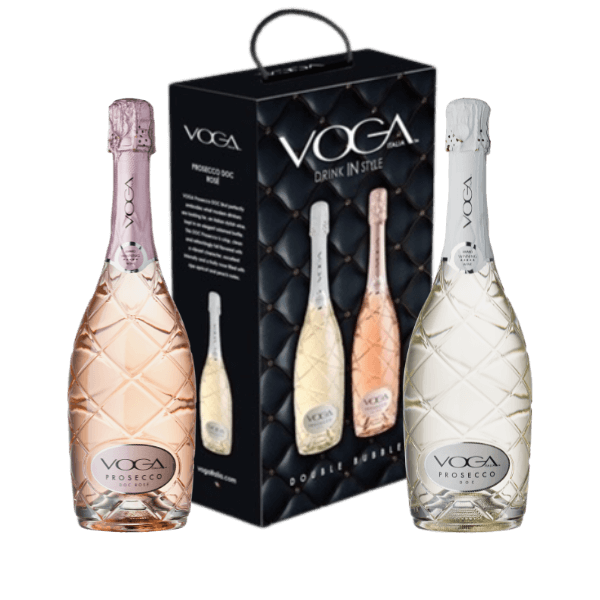 Voga Brut en Rosé Prosecco Geschenkverpakking - Wijnhuis