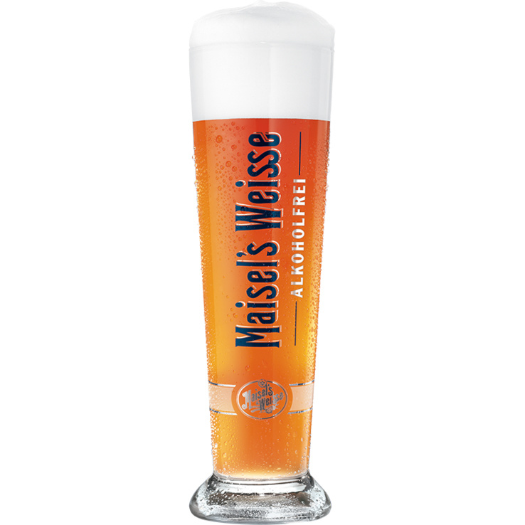 Maisel's Weisse Alkoholfrei Bierglas - Speciaalbierpakket.nl