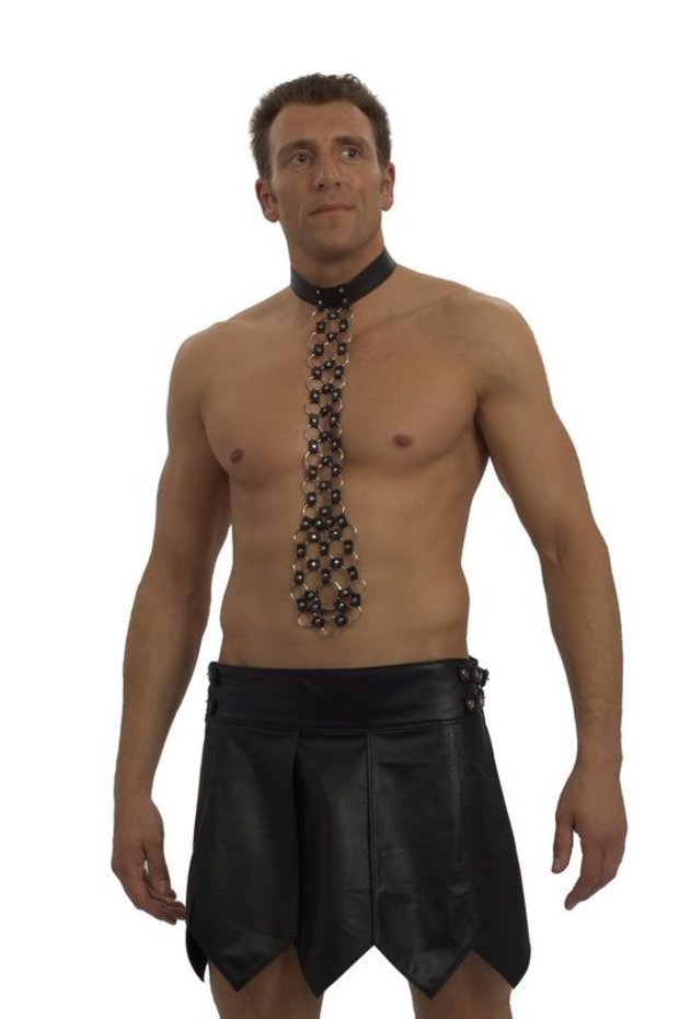 Bizonder Romeinse Rok Patrick Brede Tailleband Zwart - Partykleding