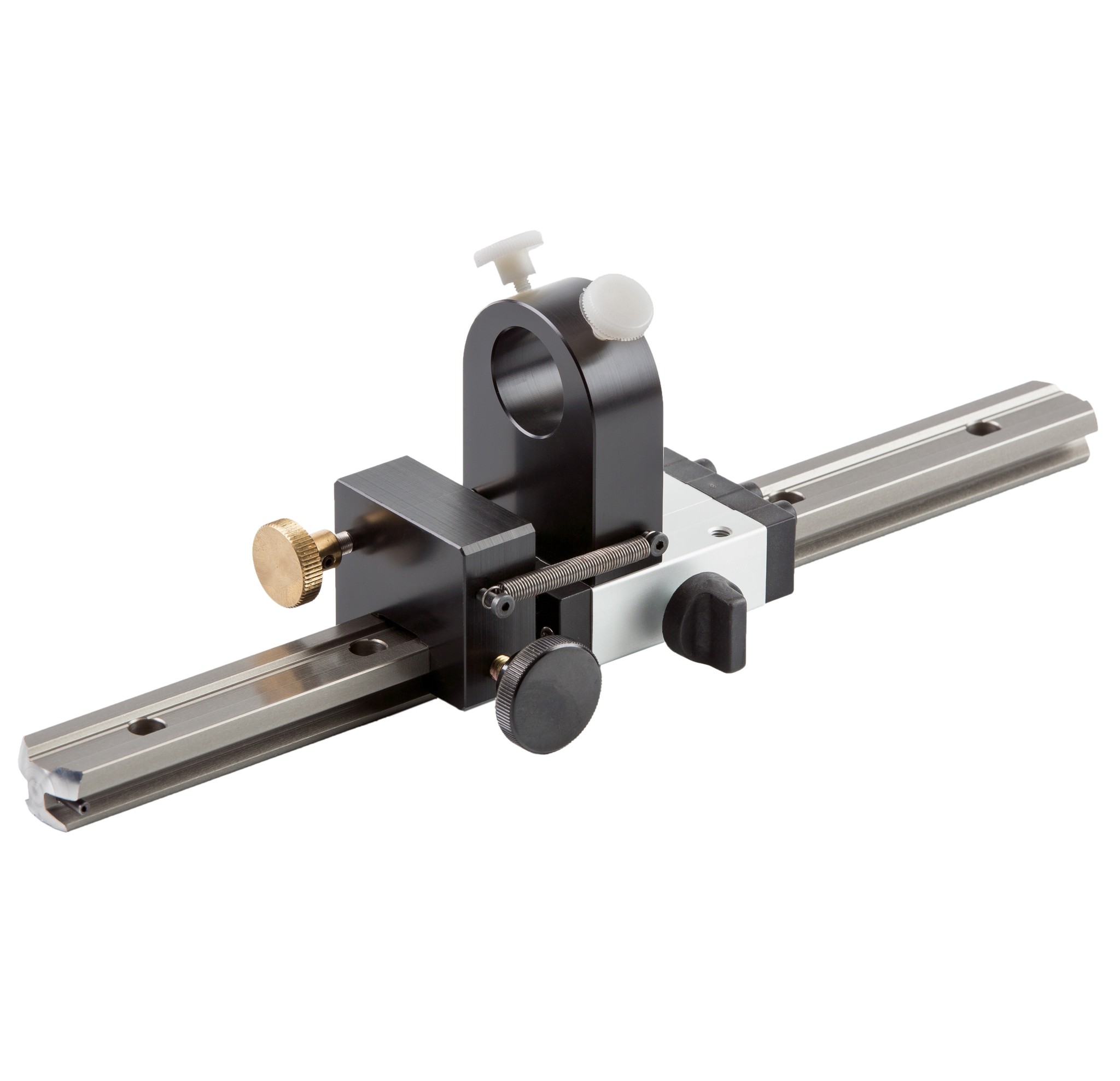 Aluminium guide with carriage, holder and fine adjustment P-300 and P ...