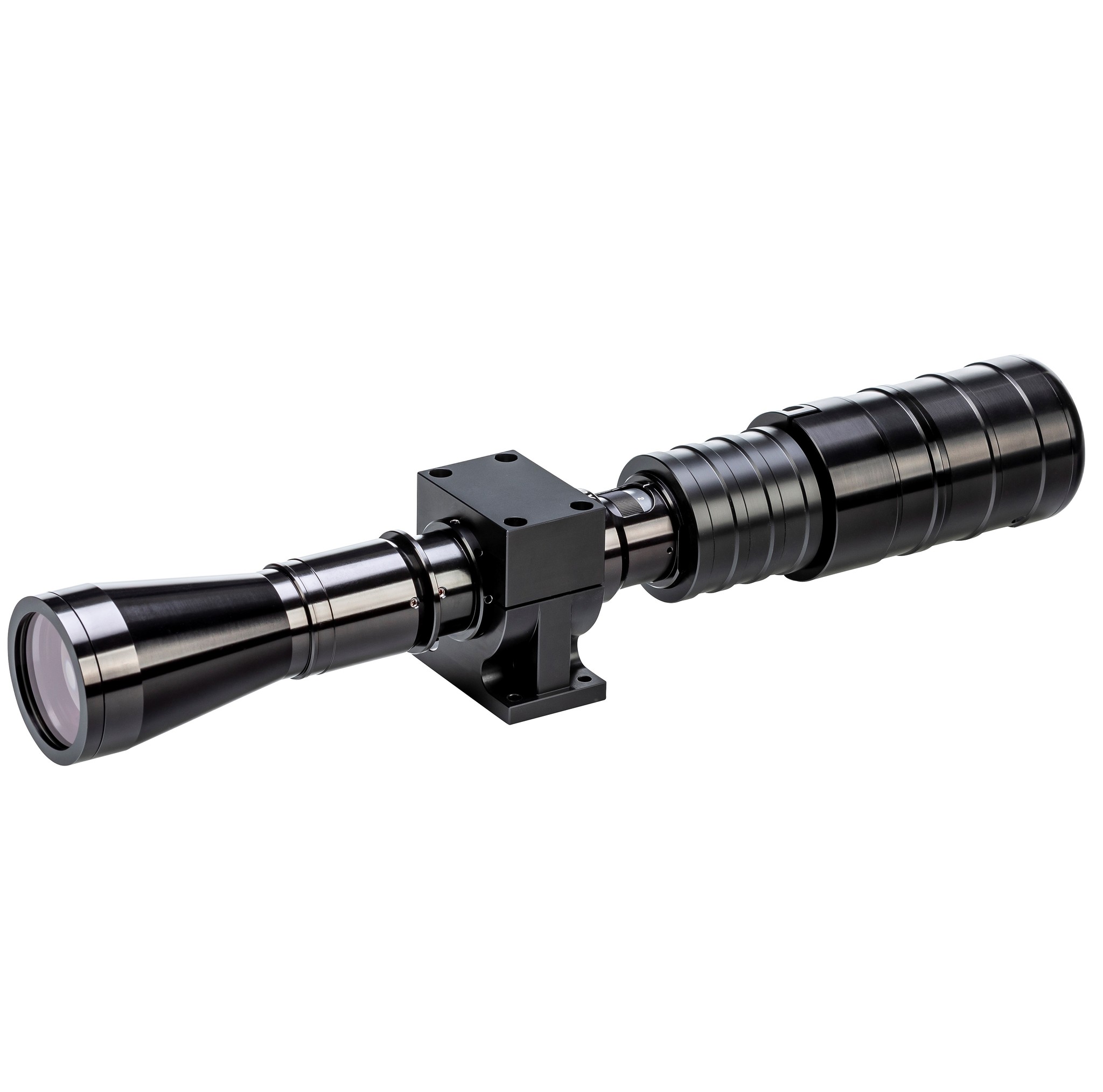 Telecentric zoom system with or without precision guidance - Kitotec