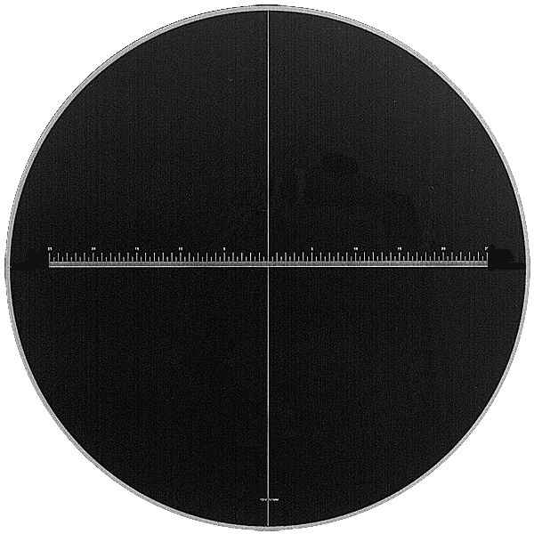 Replacement scale for PEAK measuring magnifier 1990-4 with graduation 0 ...