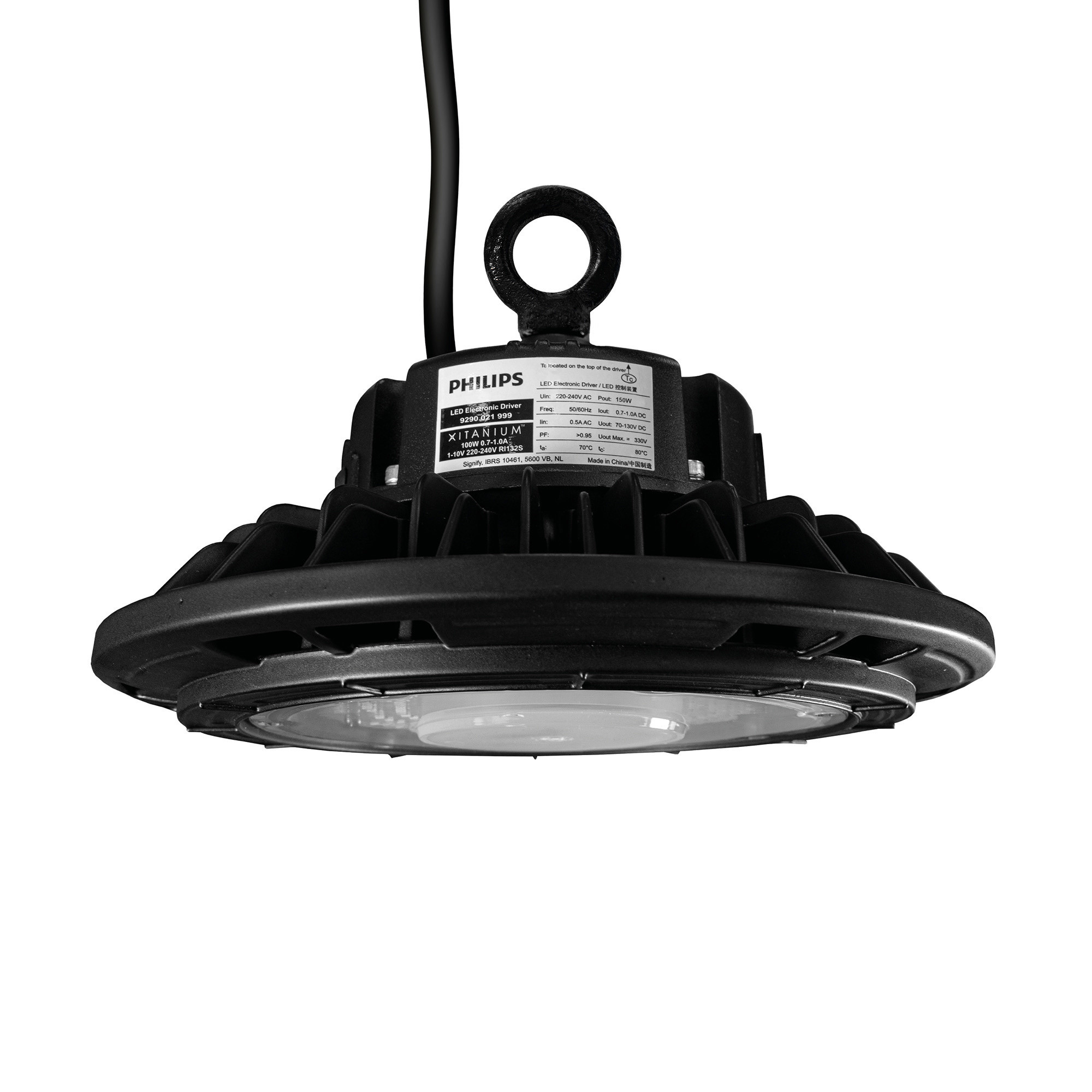 LED High Bay 150W - Philips Driver - 120° - 160lm/W - 6000K - Dimbaar ...