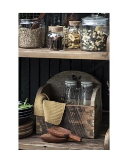 Unique wandbox van hout - Knap SFeertje