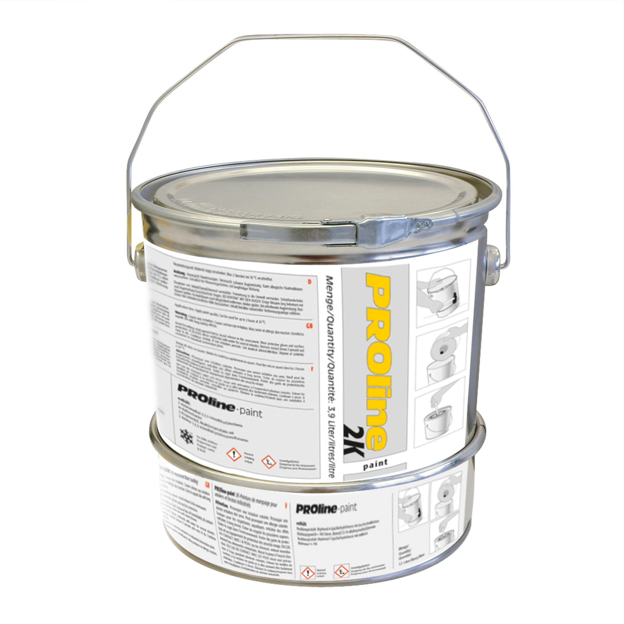 PROline-paint 2 K verf voor bedrijfsvloeren - 5 liter - blauw - Moravia ...