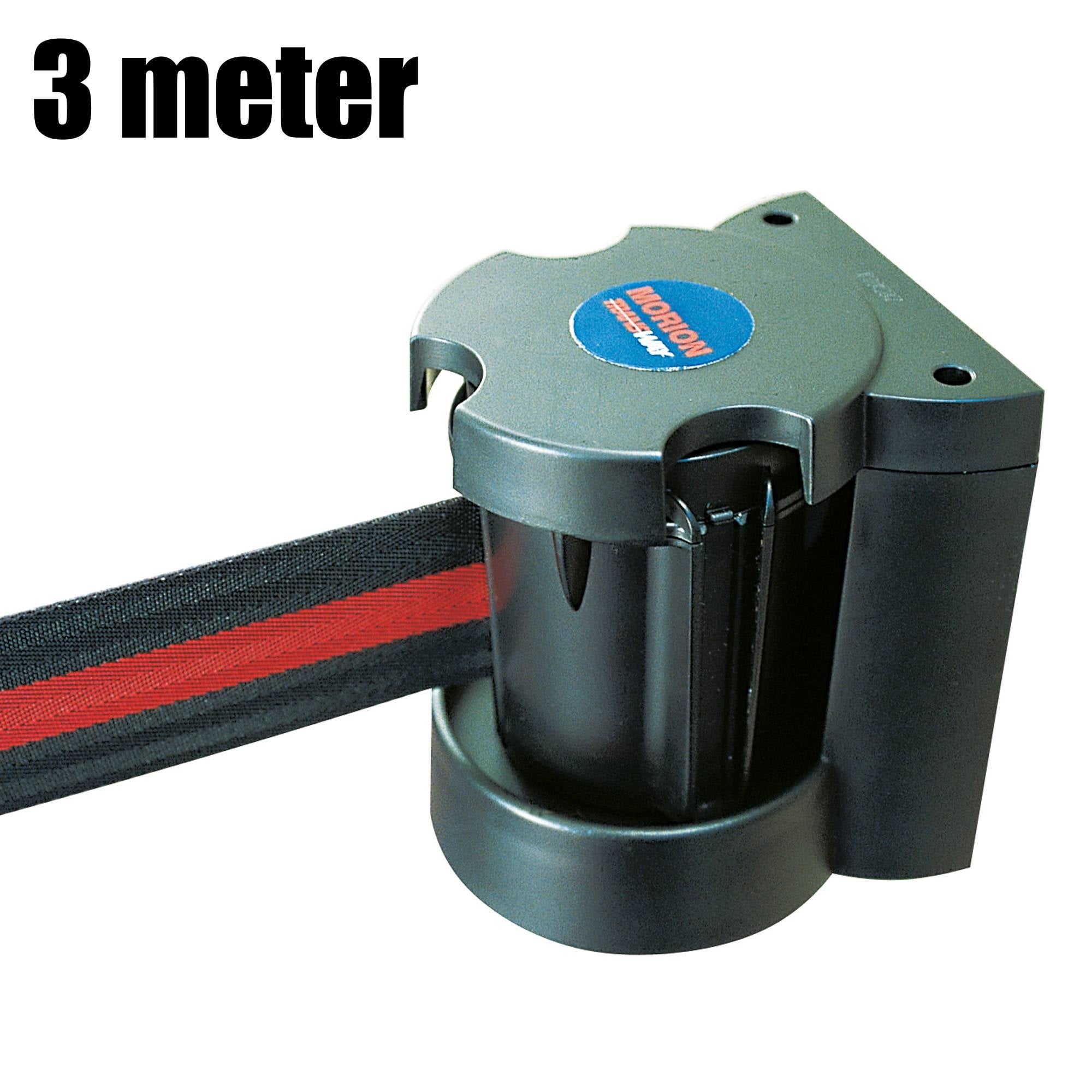 MORION afzetlint wandcassette - rood/zwart horizontaal - 3 m - Moravia ...