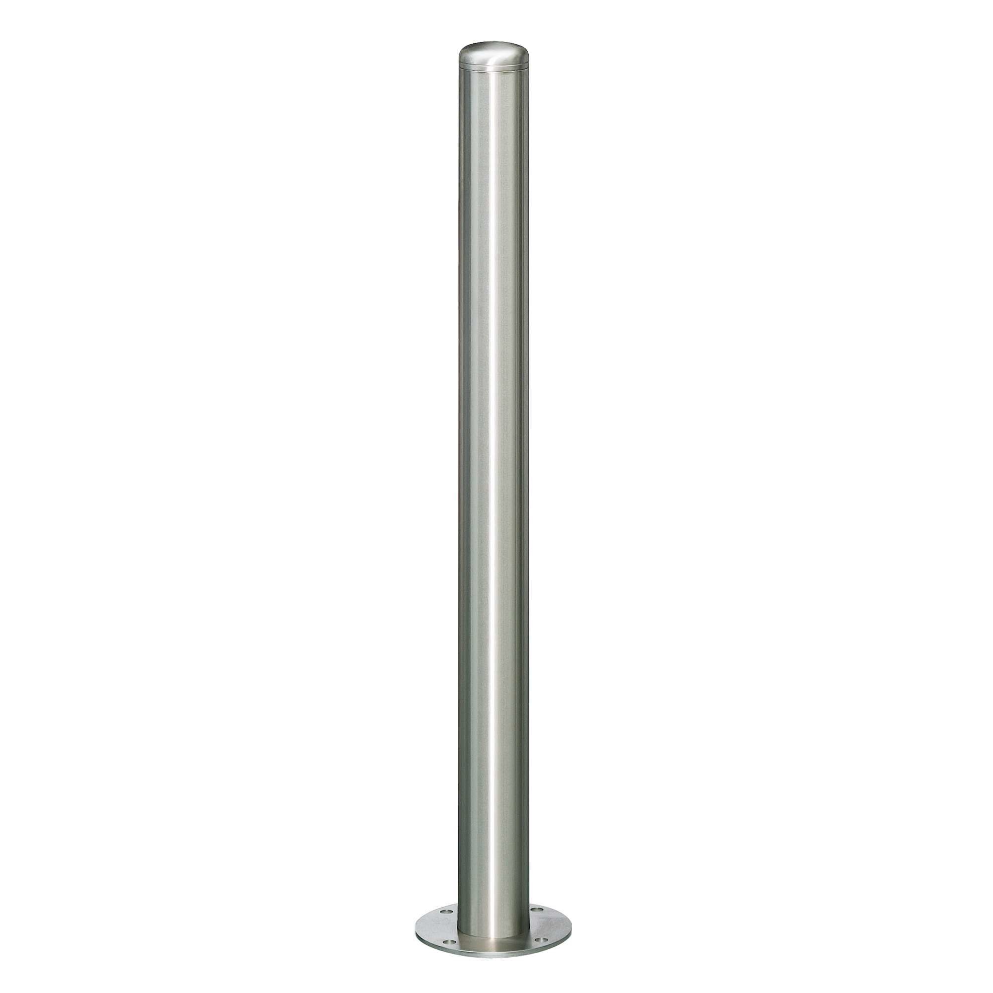 CITY RVS paal MILANO - 931 x Ø 60 mm - op voetplaat - Moravia Benelux