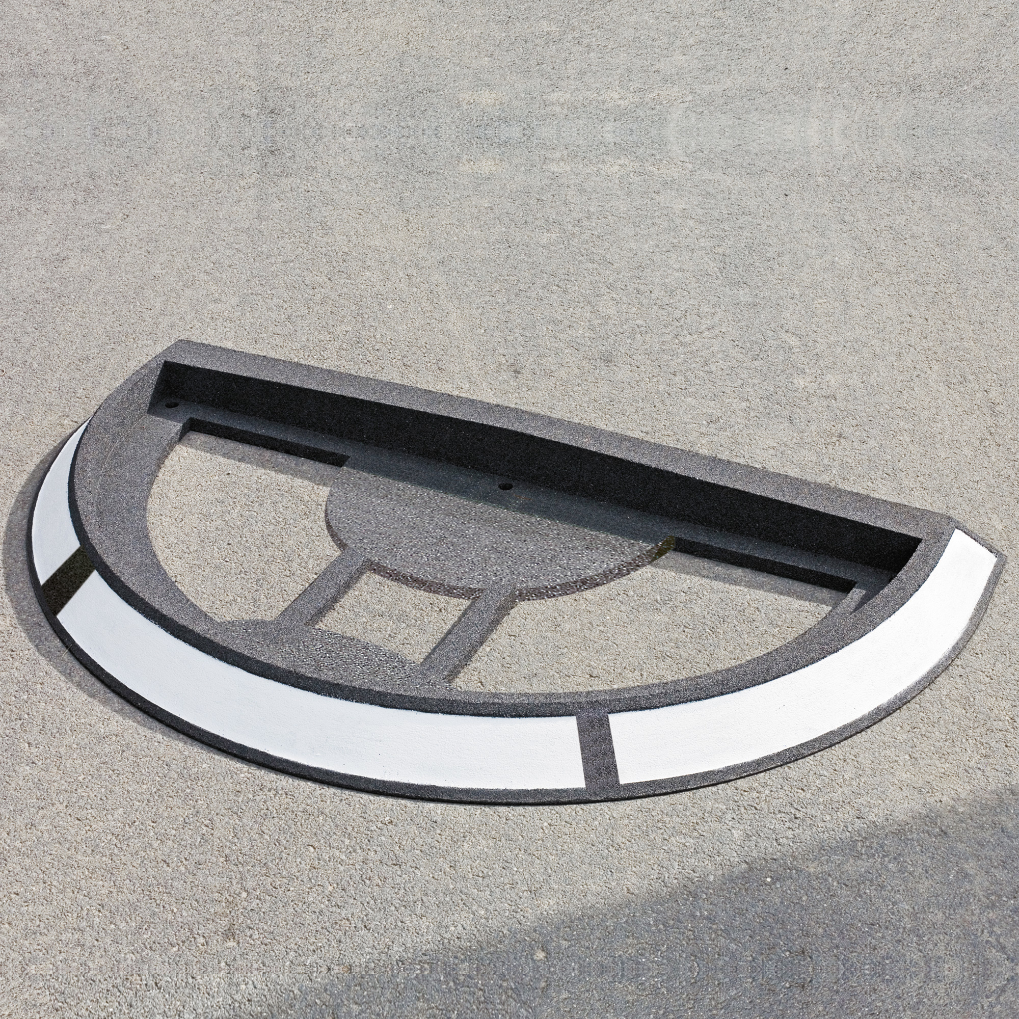 Anneau extérieur d’îlot directionnel – 2000 x 1200 x 150 mm