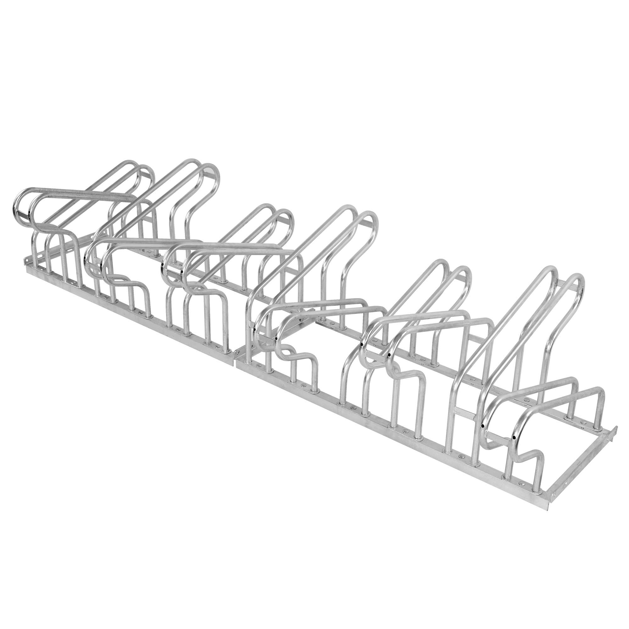 CITY Fietsenrek met beugels CLASSIC dubbelzijdig voor 12 fietsen ...