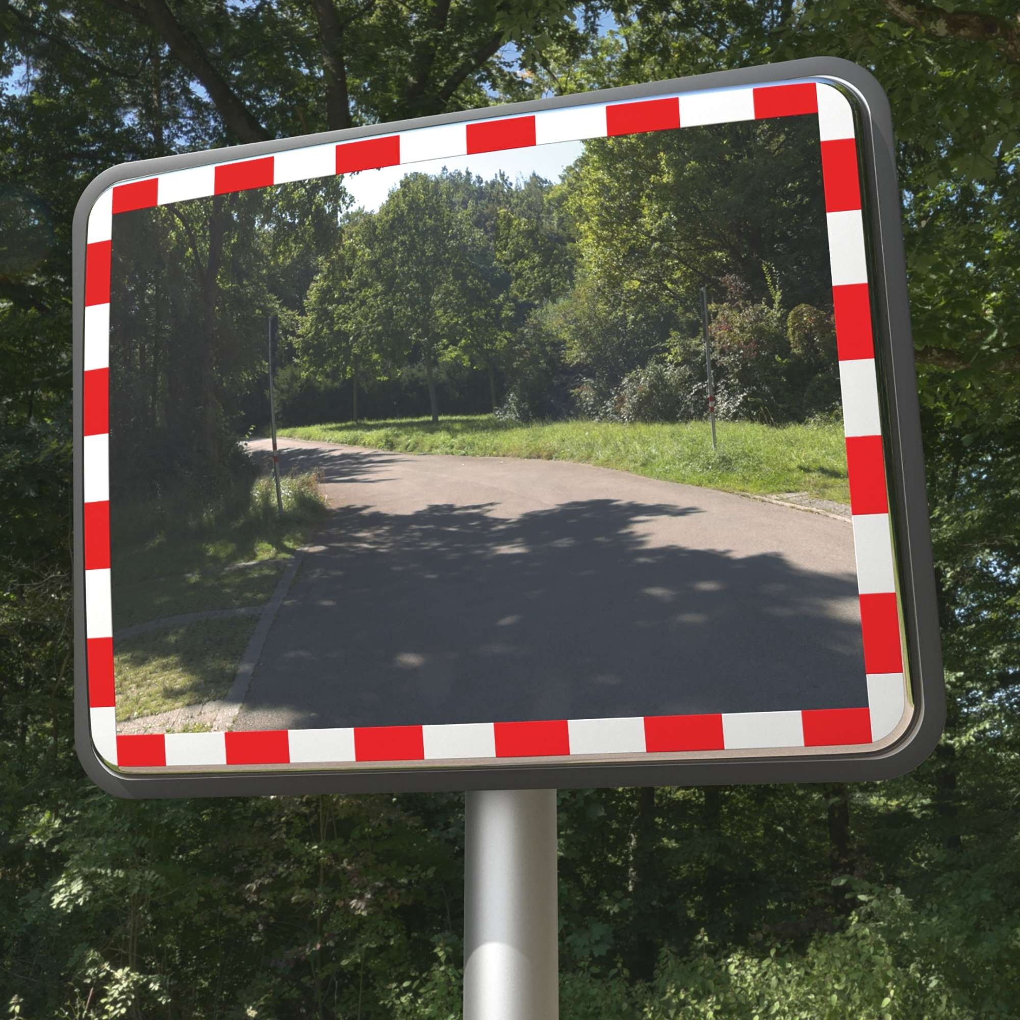 DURABEL BASIC verkeersspiegel volledig uit RVS - 800 x 1000 mm ...