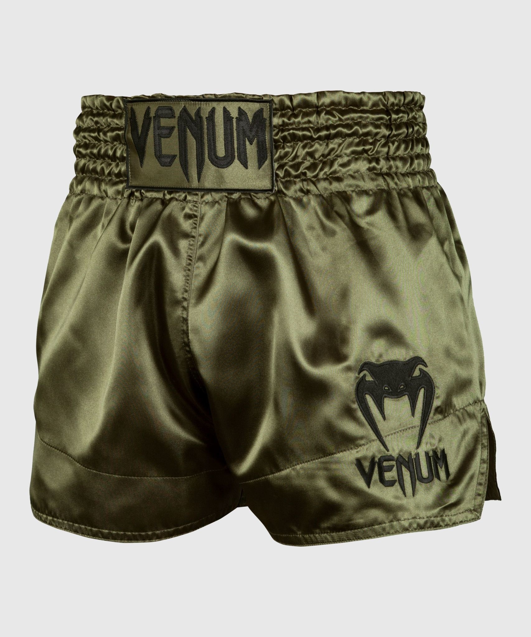 VENUM MUAY THAI SHORTS CLASSIC - KHAKI/BLACK - FIGHT.NL
