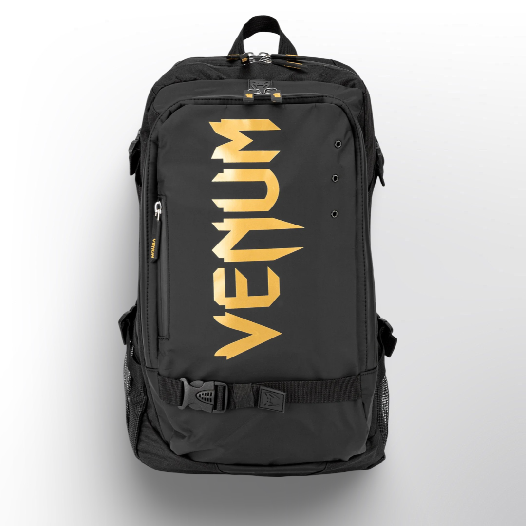 VENUM CHALLENGER PRO EVO BACKPACK - BLACK/GOLD - FIGHT.NL