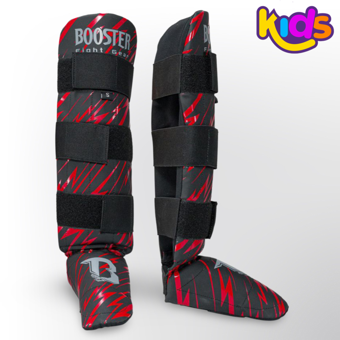 Booster - scheenbeschermers voor kids - Combat 2 - ROOD - FIGHT.NL
