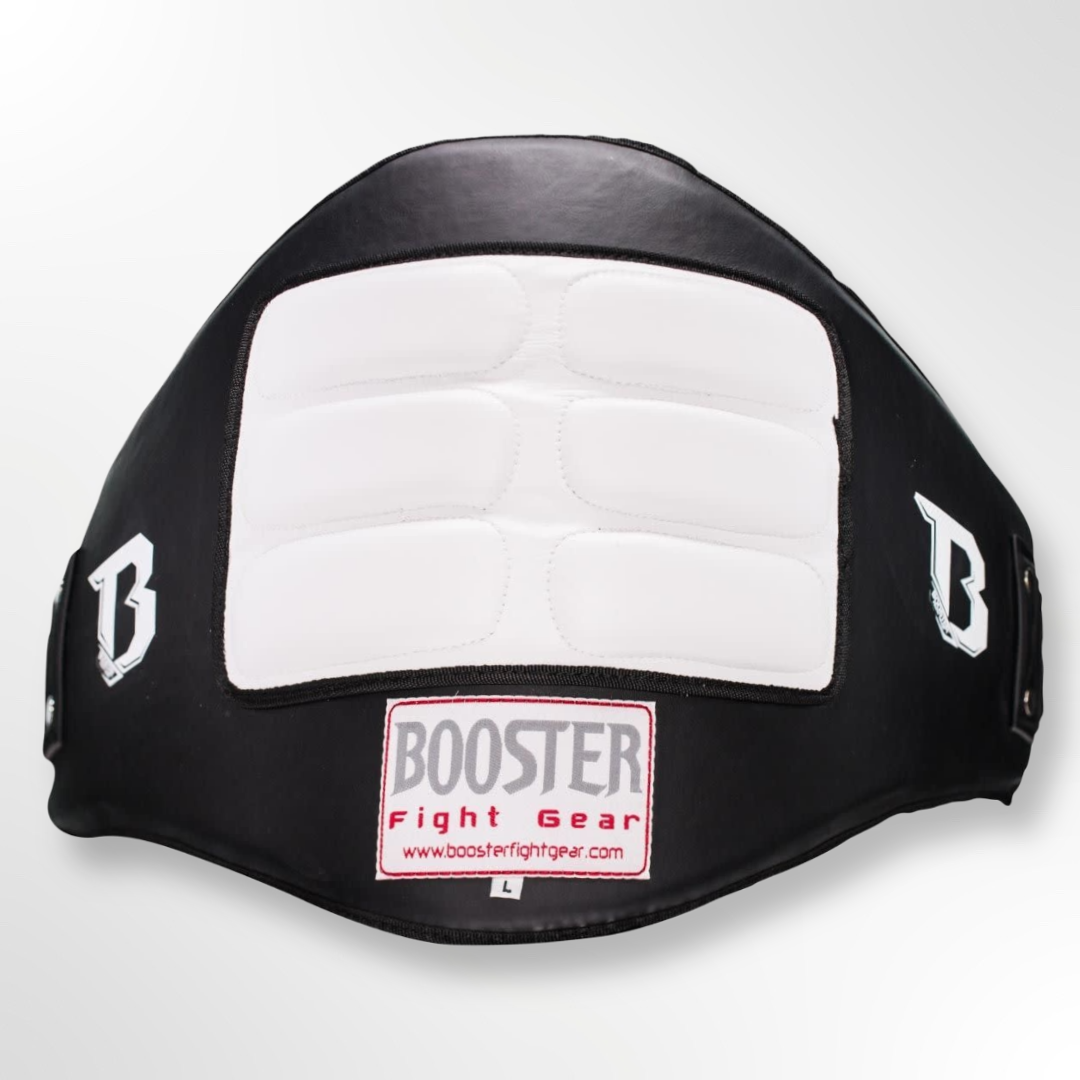 Booster Belly ad Shields - buikbescherming- BP 3-L -zwart - wit - FIGHT.NL