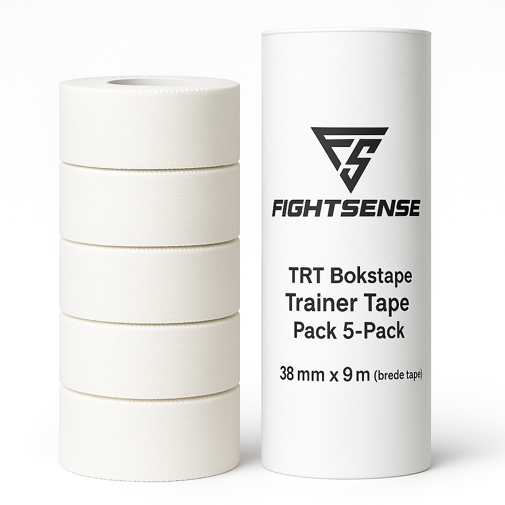Fightsense TRT Bokstape – Trainer Tape – 5-Pack – 3.8cm x 9m ...
