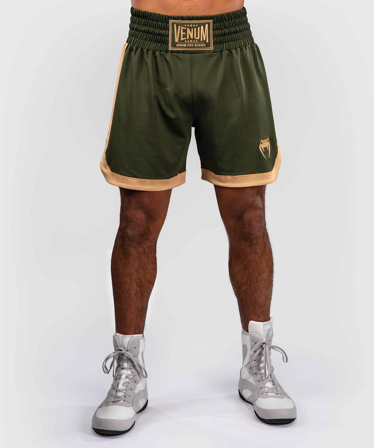 Classic Boxing Shorts Military Green/Sand - FIGHT.NL