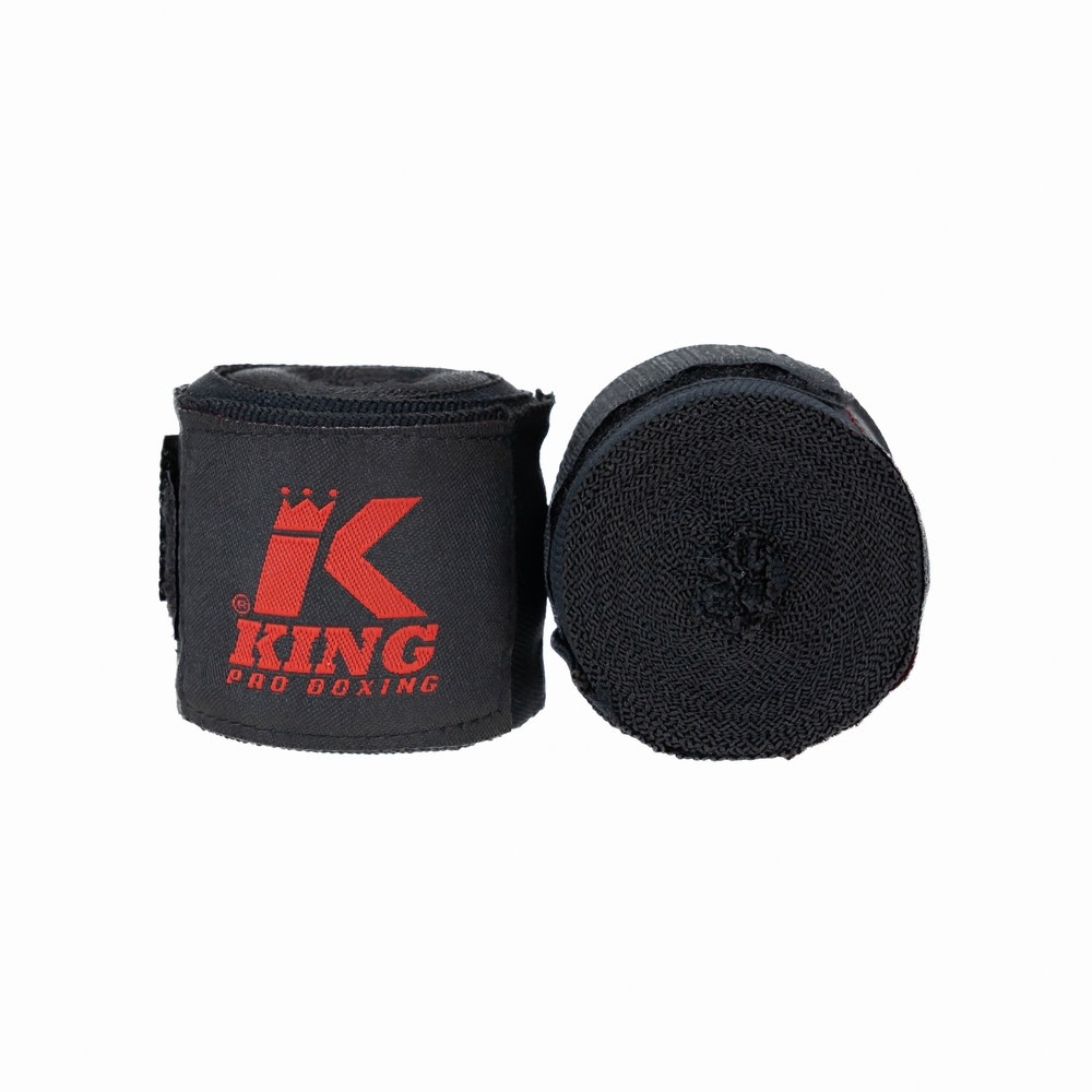 KING - BANDAGE - KPB BPC REVO 6 - ZWART/ROOD - FIGHT.NL