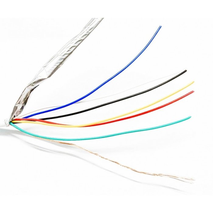 Beveiligingskabel 6 aderig met afscherming per meter ...