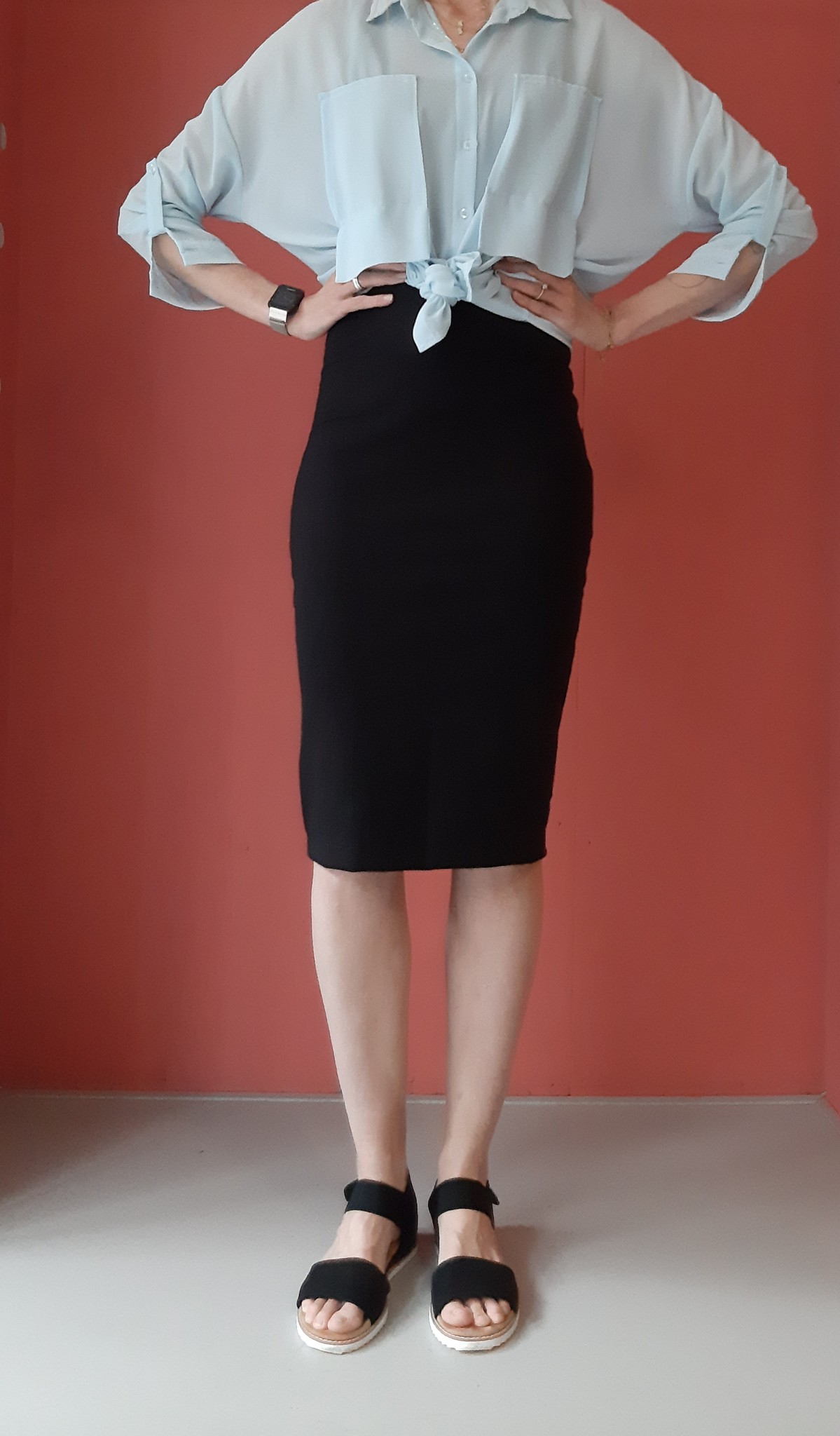 Rok | zwart | stretch | tall - Madameliz via Langeleggings.nl ...