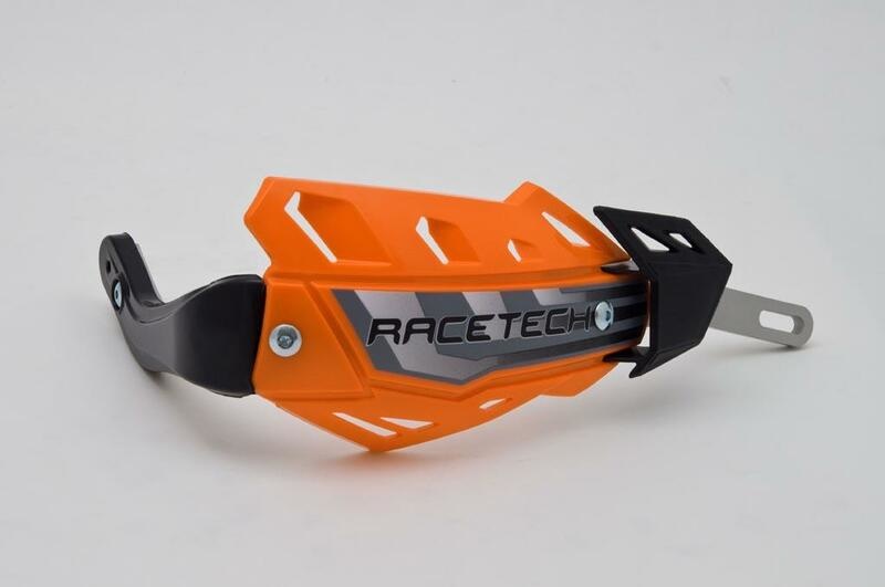 RACETECH FLX Handguards Orange - Bike Equipment