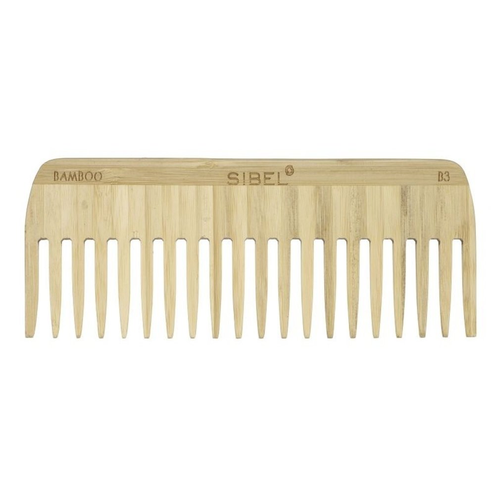 Sibel Bamboo B3 Antistatische Houten Afrokam - Hairbox
