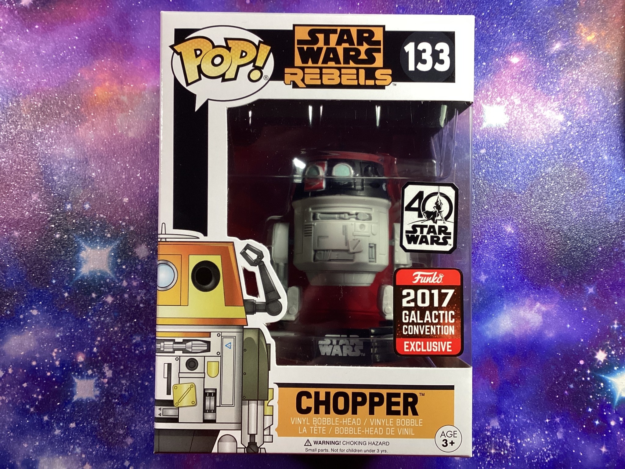 FUNKO POP! Star Wars Rebels - Chopper 2017 GALACTIC Convention - Moon ...
